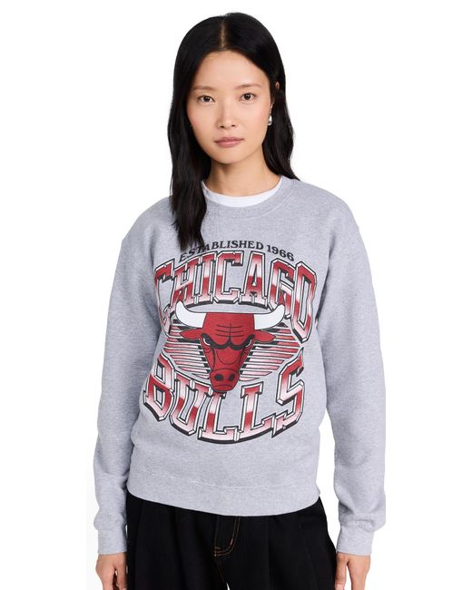 Junk Food Bulls Crew Sweatshirt in Black | Lyst