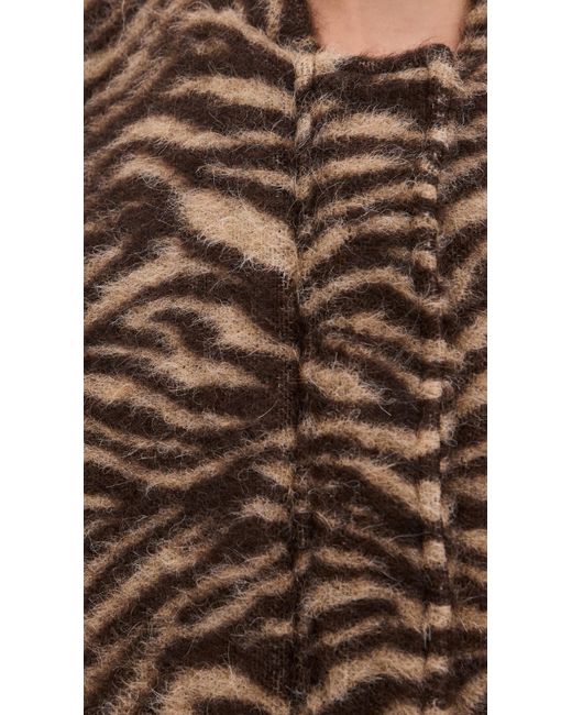 IRO Louane Bomber in Brown | Lyst