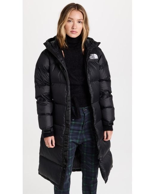 The North Face Women's Nuptse Belted Long Parka in Black | Lyst The North Face Women's Nuptse Belted Long Parka in Black | Lyst