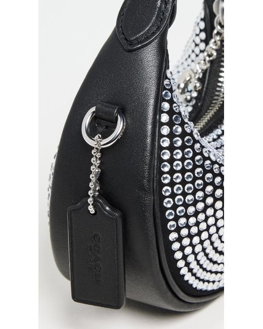 COACH Crystal Jonie Bag in Black | Lyst