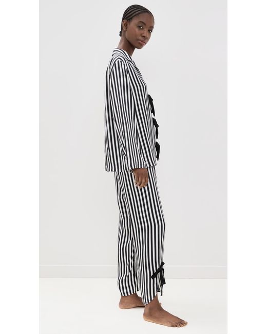 Sleeper Leeper Phoenix Triped Et With Bow Detail | Lyst