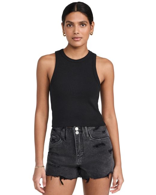 Sold Out NYC Od Out Nyc The Not O Baic Crop Tank Back in Black | Lyst