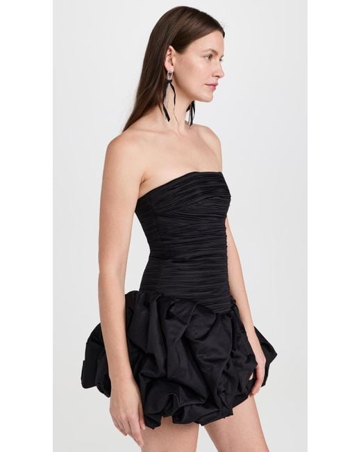Aje. Violette Bubble Hem Mini Dress in Black | Lyst