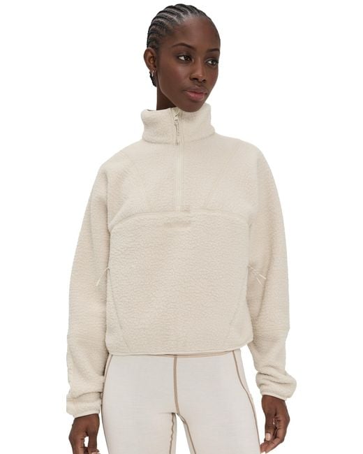 Halfdays Piper Fleece in Natural | Lyst Canada