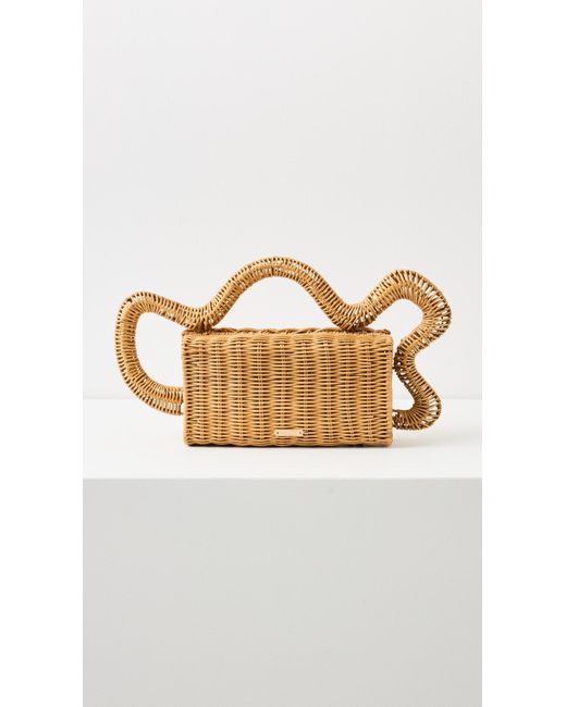 Cult Gaia Elsa Clutch in Natural | Lyst