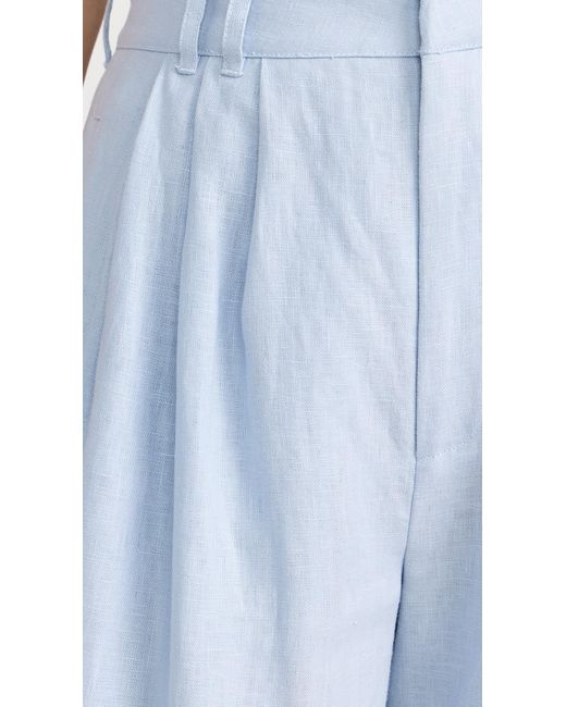 Posse Poe Parker Trouer Ilver Blue | Lyst