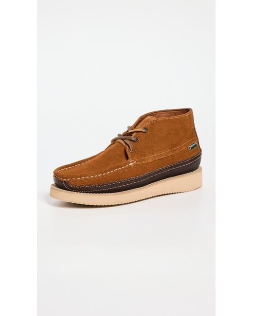 Sebago Suede Canoe Moc Boots for Men | Lyst