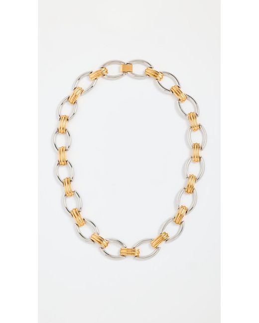 Galley Los Angeles Hailey Necklace in Metallic | Lyst