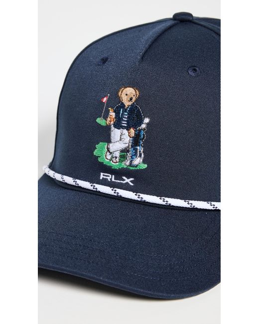 Ralph Lauren 19th Hole Golf Bear Hat in Blue for Men | Lyst