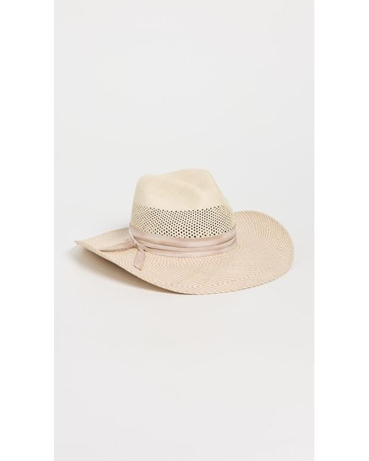 Freya Mesquite Straw Hat in White | Lyst