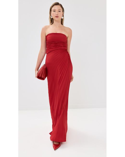 A.L.C. A. L.c. Bianca Dress in Red | Lyst