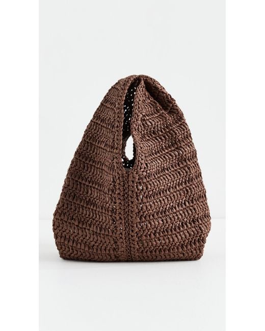 A.L.C. A. L.C. Simone Raffia Bag in Brown | Lyst