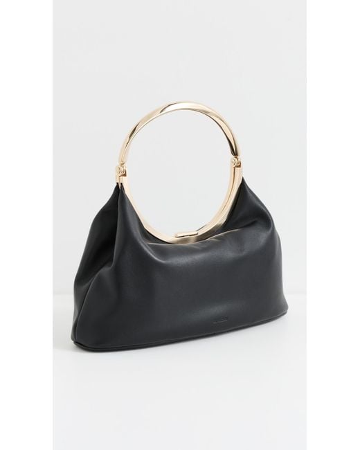 Jonathan Simkhai Luca Leather Top Handle Bag in Black | Lyst