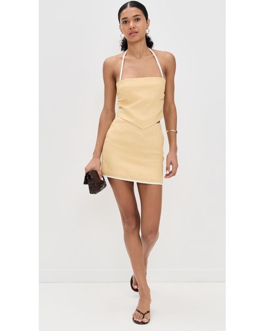 SIR. Carlotta Scarf Cami in Natural | Lyst