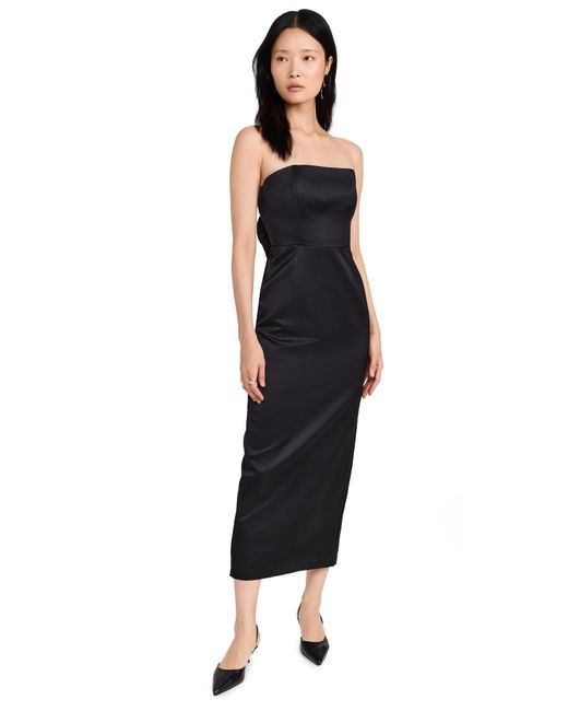 Posse Romeo Strapless Dress in Black | Lyst