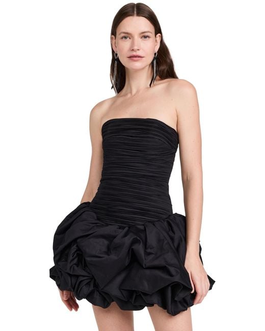 Aje. Violette Bubble Hem Mini Dress in Black | Lyst