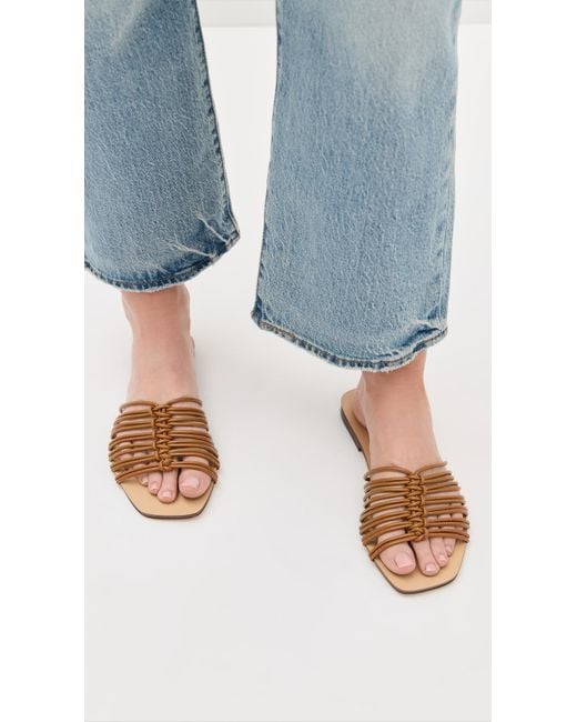 MARIA LUCA Maddalena Capri Sandals in Black | Lyst