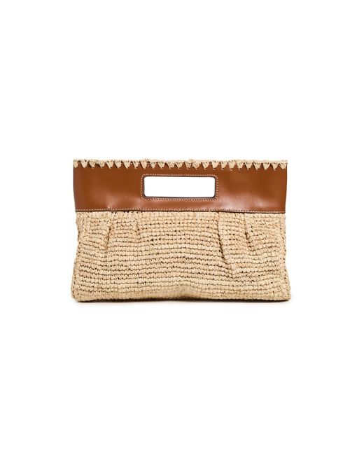STAUD Lena Clutch in Natural | Lyst