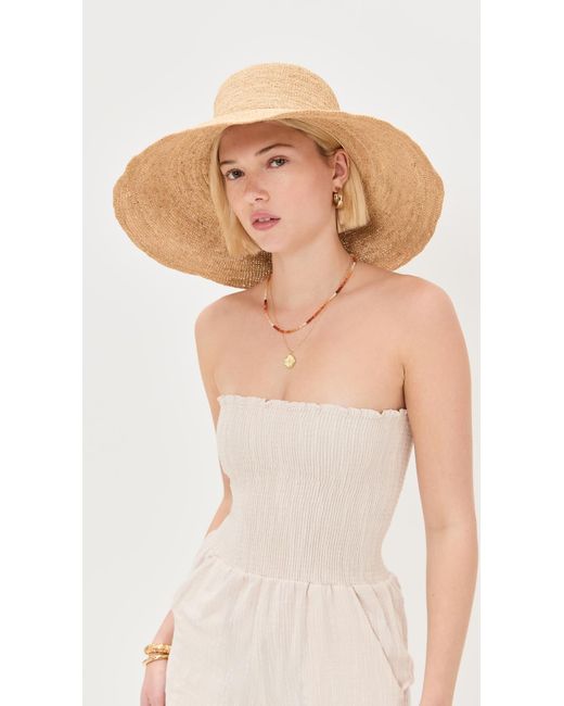 Lack of Color The Inca Ultrawide Hat in White | Lyst