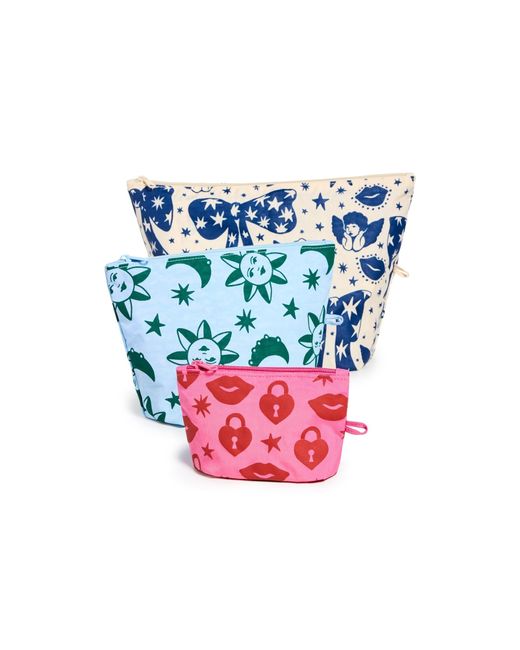 BAGGU Go Pouch Set in Red | Lyst