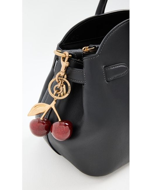 COACH Resin Cherry Bag Charm in White | Lyst