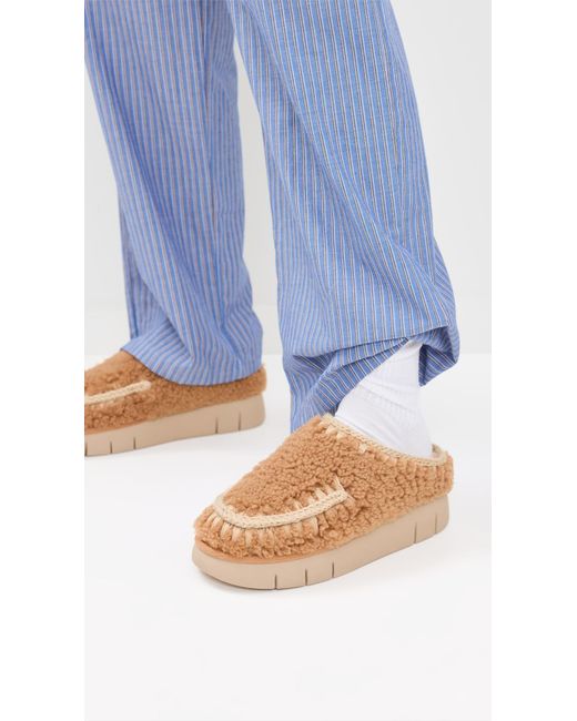 Mou Bounce Maxi Stitching Clogs | Lyst