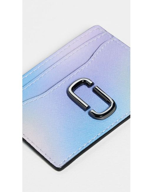 Marc Jacobs The Airbrush Utility Snapshot Card Case in Blue | Lyst