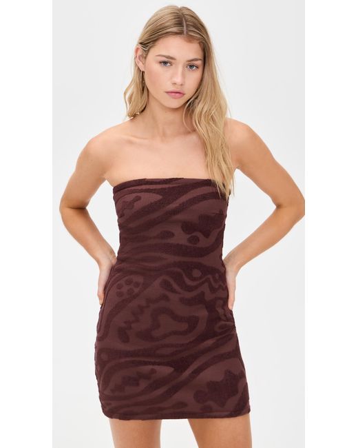 Oas Rapture Yelanda Terry Dress in Red | Lyst
