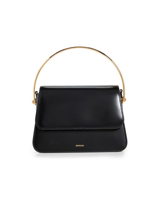 Jonathan Simkhai Aria Leather Mini Bag in Black | Lyst