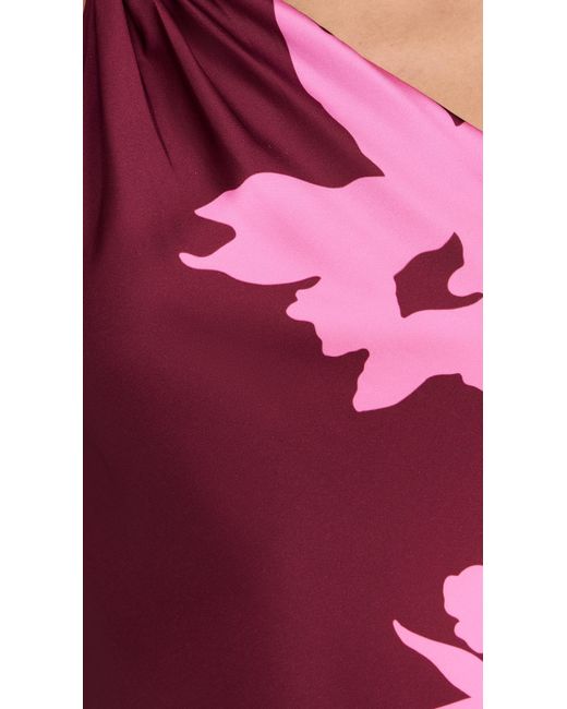 Hemant & Nandita Heant And Nandita One Houlder Long Dre Black Agenta in ...