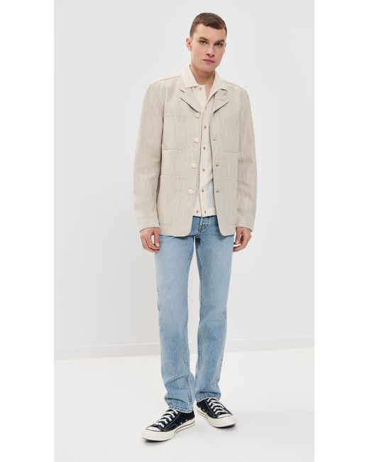 Alex Mill Arthur Work Jacket in Natural for Men | Lyst