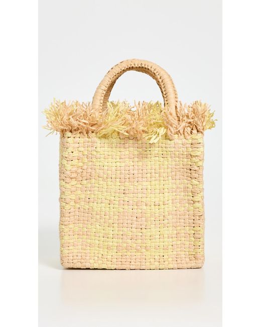 PAMELA MUNSON Check Mate Mini Bag in Yellow | Lyst