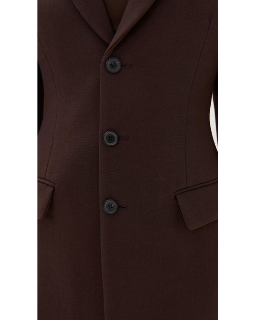 Wardrobe NYC Wardrobe. Nyc Ongine Bazer in Brown | Lyst