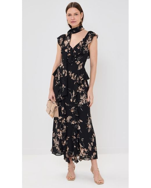 Reformation Silvana Dress in Black | Lyst