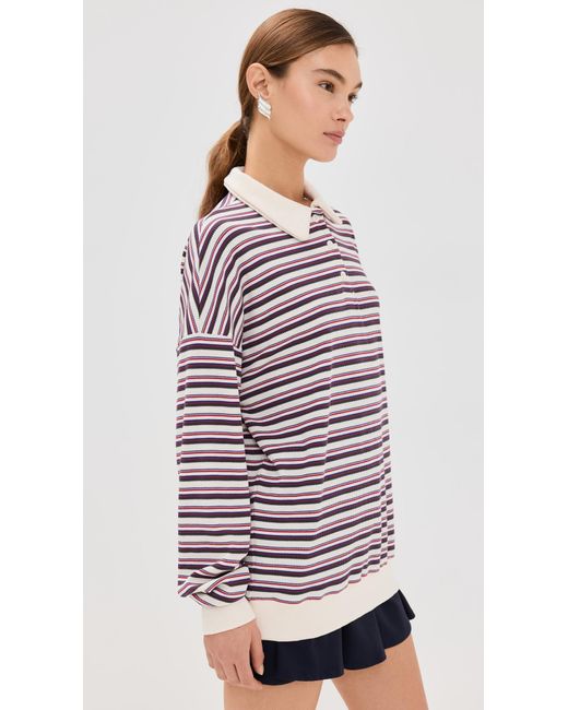 Lioness Rugby Jersey Top in Red | Lyst