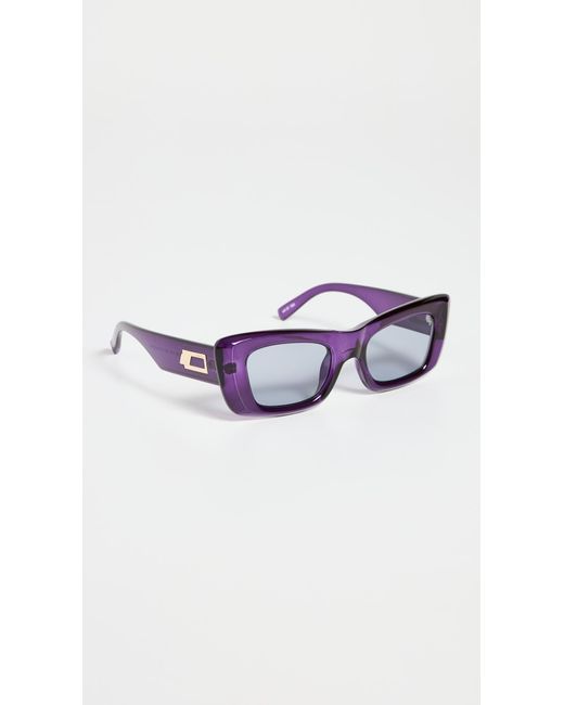 Le Specs Dopamine Limited Edition Sunglasses in Purple | Lyst