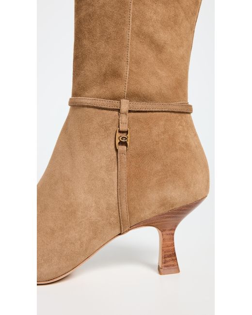 COACH Raquel Boots in White | Lyst