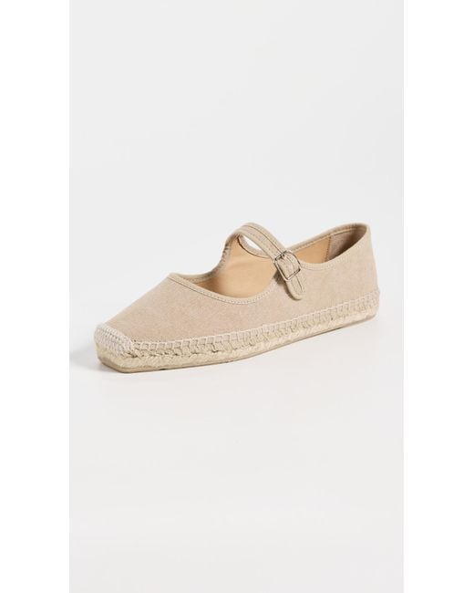 Castañer Padua Mary Jane Espadrilles in White | Lyst