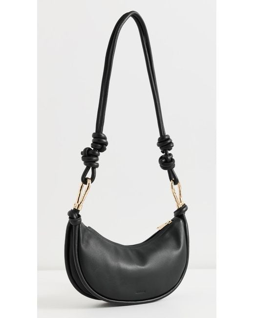 Jonathan Simkhai Avery Leather Crossbody Bag in Black | Lyst