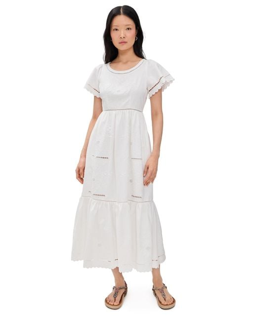 Hunter Bell Marley Dress in White | Lyst