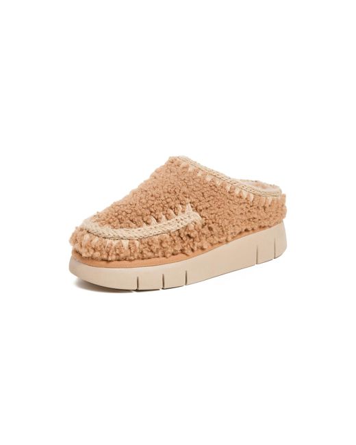 Mou Bounce Maxi Stitching Clogs | Lyst