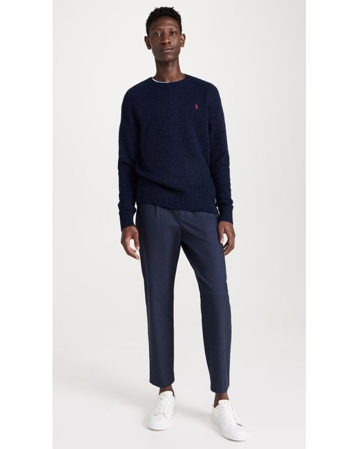 Polo Ralph Lauren Poo Raph Auren Donega Weater Ancient Navy Donega in Blue for Men | Lyst