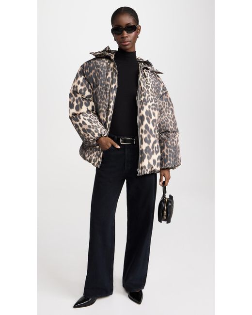 Ganni Leo Puffers Midi Jacket | Lyst