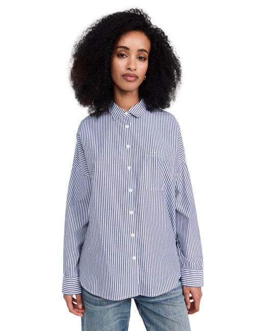 Alex Mill Aex I Jo Hirt In Triped Paper Popin X in Purple | Lyst