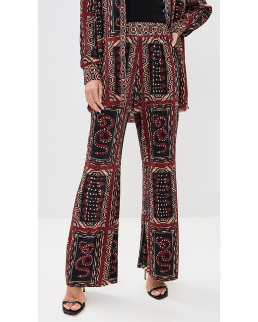 FARM Rio Far Rio Nake Carve Back Peated Pant Nake Carve Back | Lyst