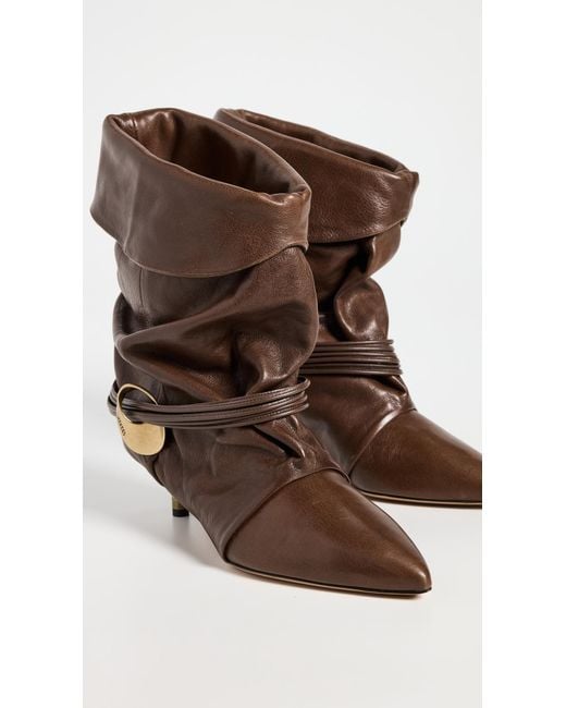 Isabel Marant Edrika Boots in Brown | Lyst