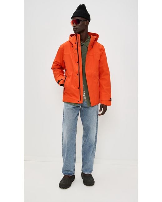 Canada Goose Rupert Rain Jacket in Orange for Men | Lyst