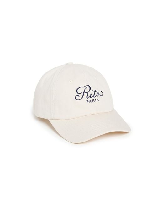FRAME X Ritz Paris Baseball Cap in White | Lyst