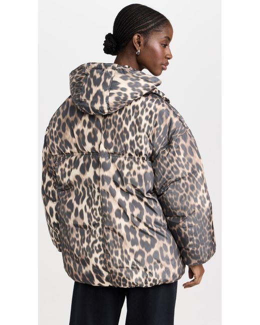 Ganni Leo Puffers Midi Jacket | Lyst