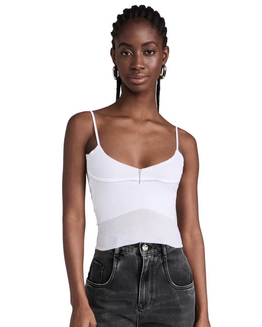 SAMI MIRO VINTAGE Doube Ayer Tank in White | Lyst